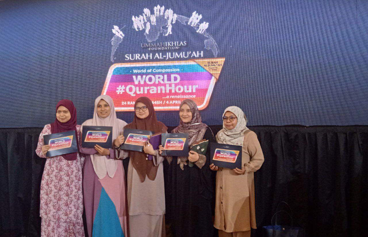 WORLD #QURAN HOUR 2024 DIMERIAHKAN DENGAN KEBERANGKATAN RAJA PERMAISURI ...