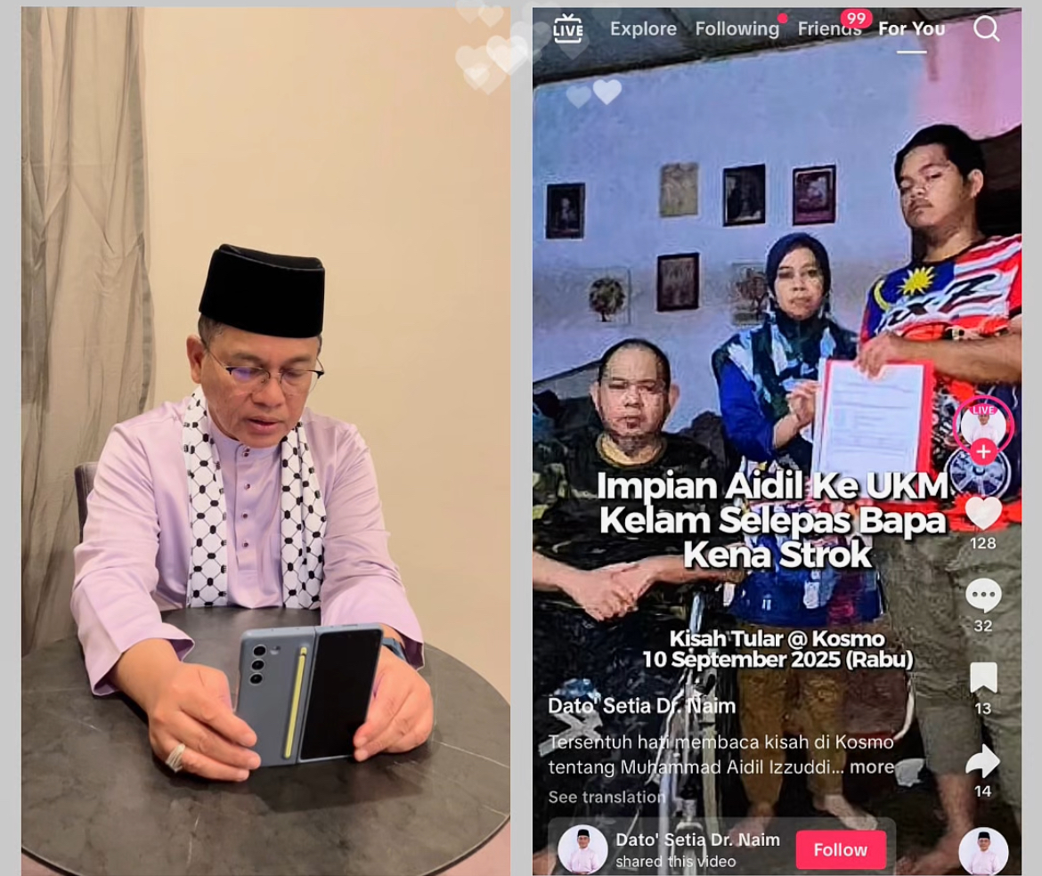 DATO’ MOHD NA’IM HULUR TANGAN, IMPIAN AIDIL KE UKM MENJADI NYATA - IKIMfm